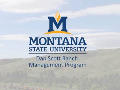Dan Scott Ranch Management Program - Dan Scott Ranch Management ...